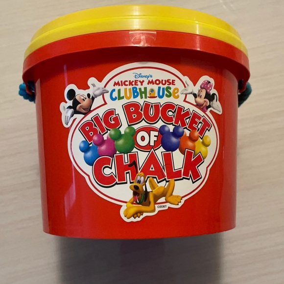 Disney | Toys | New Disney Mickey Mouse Clubhouse Bucket Of Chalk ...